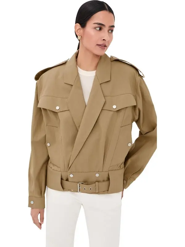 Co Tapered Sports Jacket - Camel