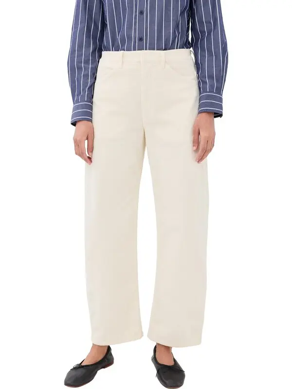 NILI LOTAN Tribeca Corduroy Pants - Stone