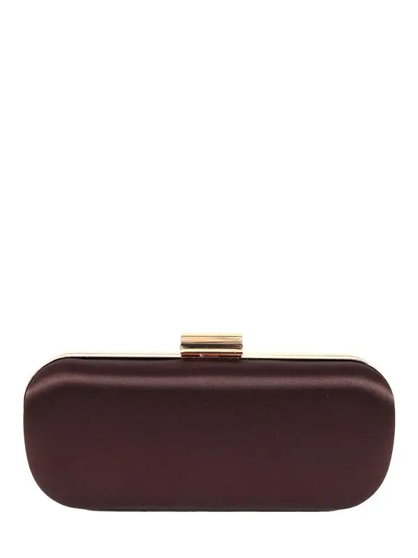 SJW BAGS LONDON Minaudière Clutch - Brown