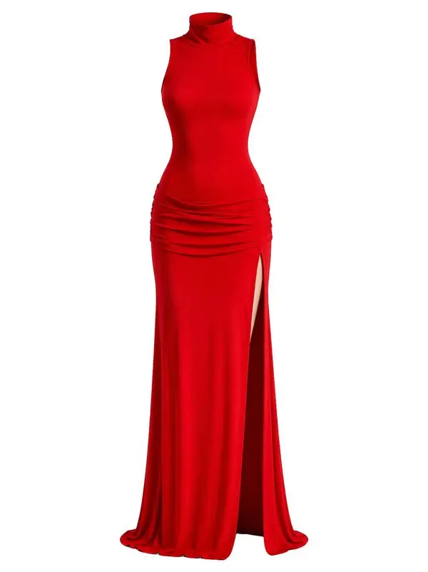 MAISON DE GALA Isadora Crimson Gown - Red