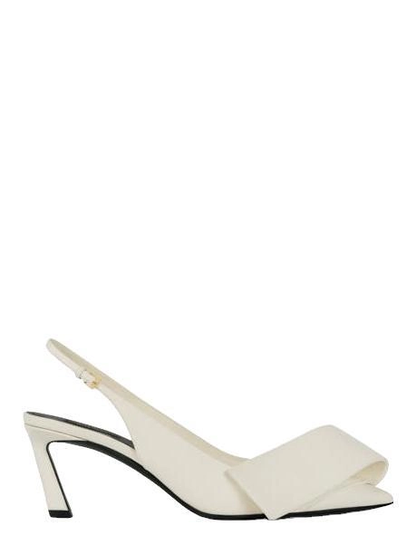 Givenchy Twisted Ribbon Slingback Pump - Ivory
