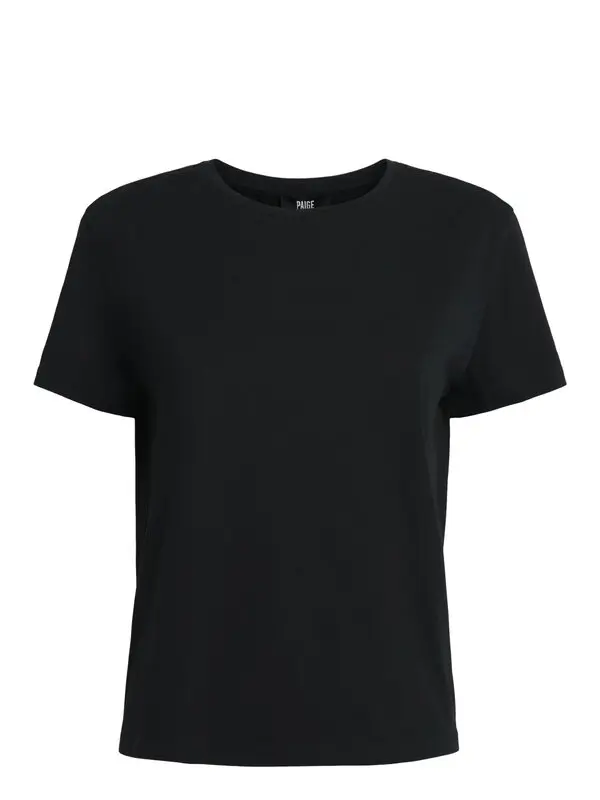 Paige Haven Cotton T-shirt - Black