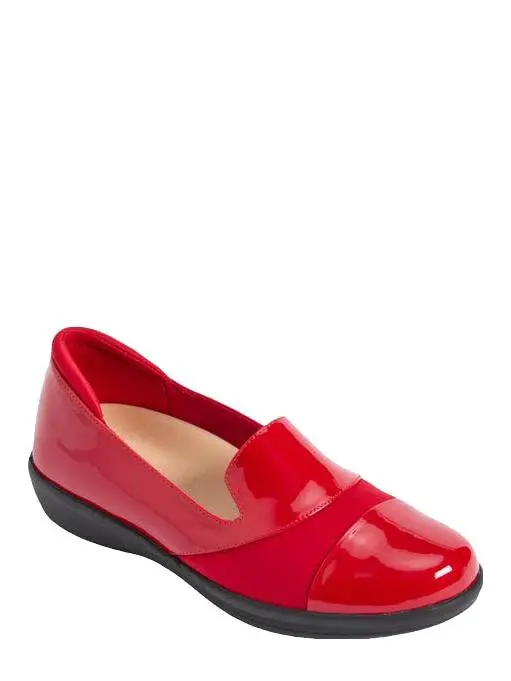 COMFORTVIEW Annete Bunion-friendly Orthotic Flat - Red
