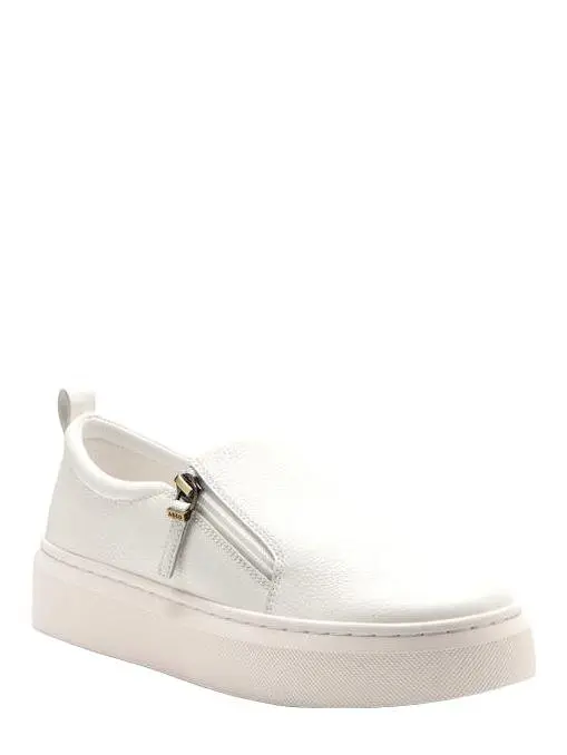 ABEO Jumpstreet Zip Slip-on Sneakers - White - Regular