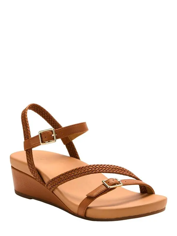 ABEO Riviera Ii Thin Wedge Sandals - Pecan