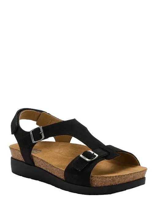 ABEO Algarve Buckle Sandals - Black