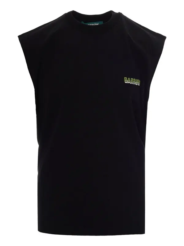 BARROW Graphic Logo Tank Top - Black