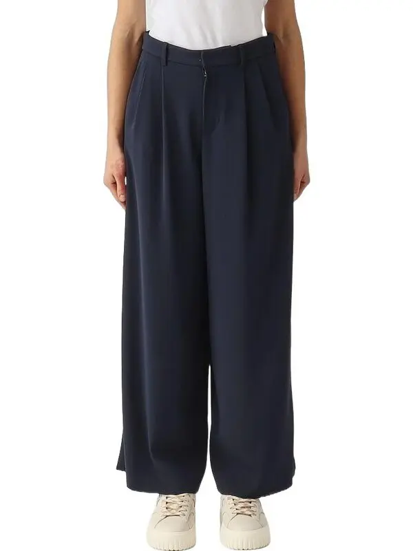 Max Mara Tailored Trousers With Belted Waist - Black