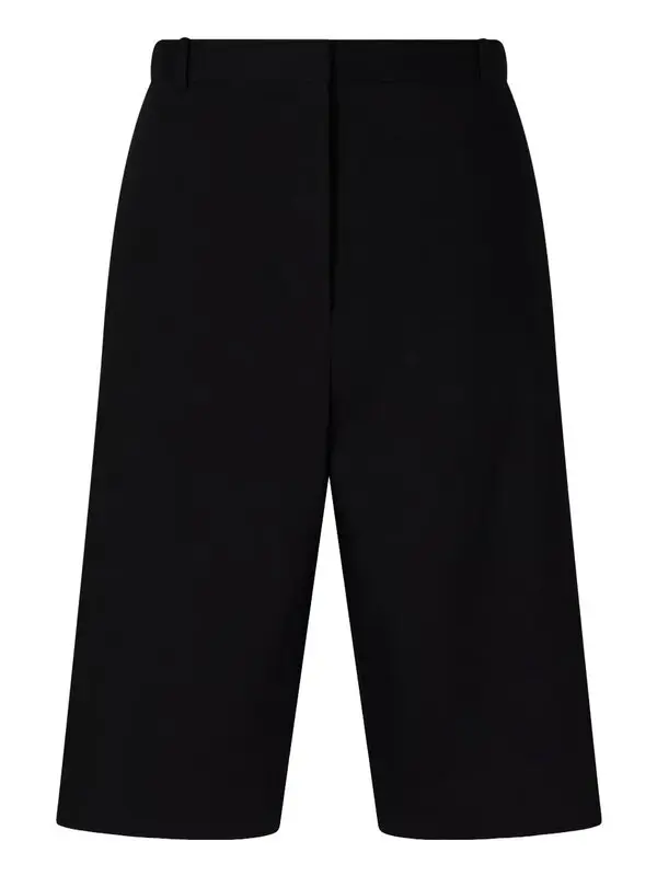 THE ROW Falk Knee-length Shorts - Black