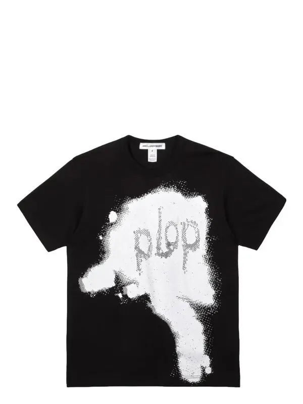 Comme Des Garçons Print Short Sleeve T-shirt - Black