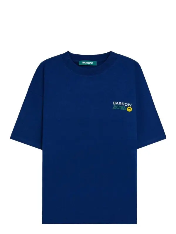 BARROW Graphic Printed T-shirt - Blue