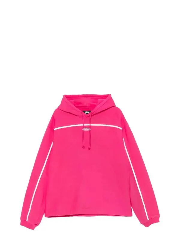 StÜssy Logo Patch Hoodie - Pink
