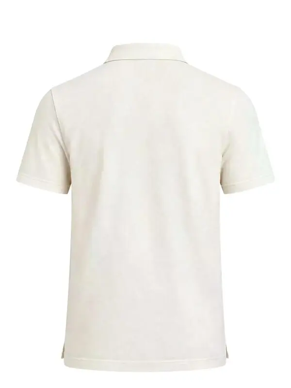 Valentino Garavani Vlogo-detail Chest-pocket Polo Shirt - Neutrals