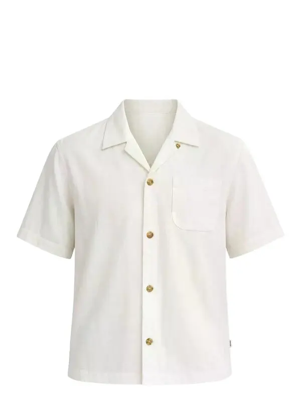 DL1961 Hugh Short-sleeve Shirt - Neutrals