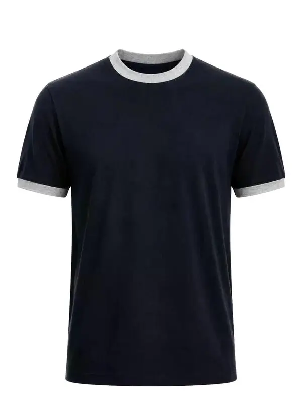 FRADI Contrast-trim T-shirt - Blue