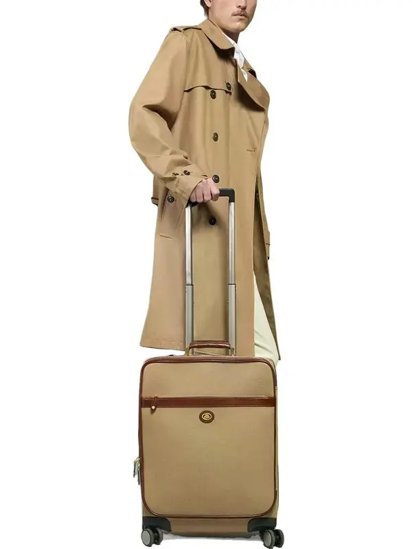THE BRIDGE Story Viaggio Softi Canvas Suitcase - Neutrals