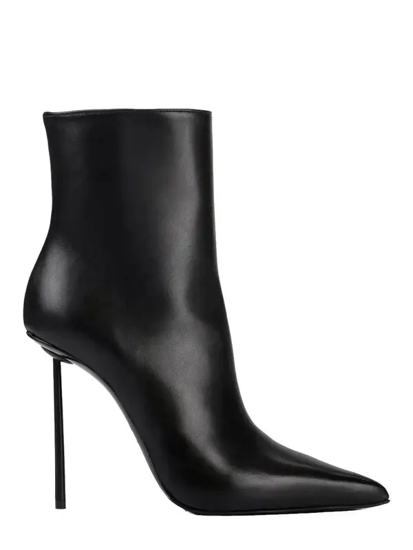 LE SILLA Amelia Pointed-toe Ankle Boots - Black