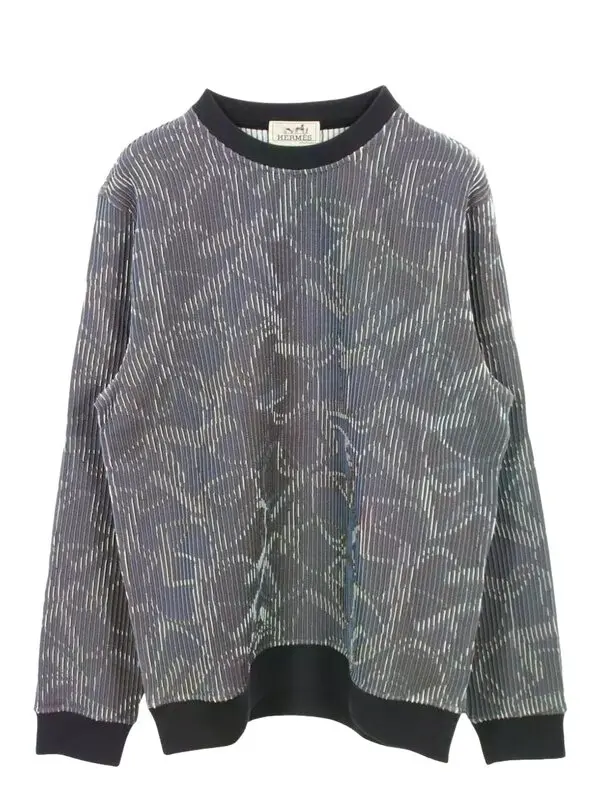 Hermès 20s Quincaillerie Equestre" 3d Sweater - Brown