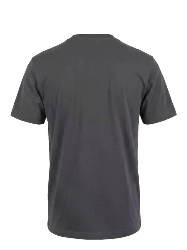 AUTRY Logo-embroidered Cotton T-shirt - Grey