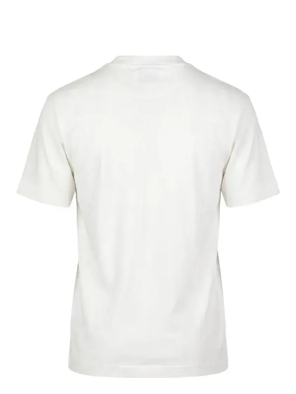 AUTRY Logo-embroidered Short-sleeve T-shirt - Neutrals