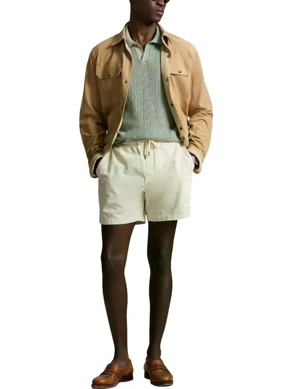 Polo Ralph Lauren Corduroy Embroidered Shorts - Neutrals