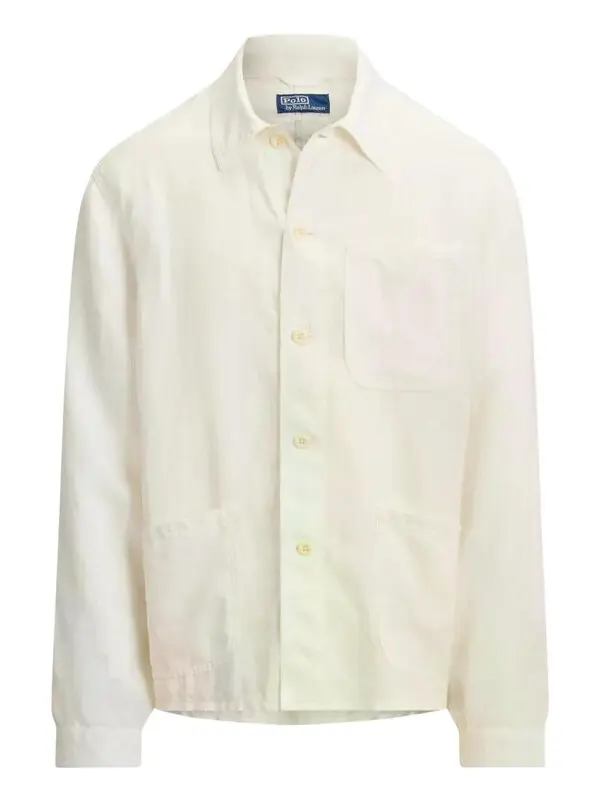 Polo Ralph Lauren Linen Utility Jacket - Neutrals