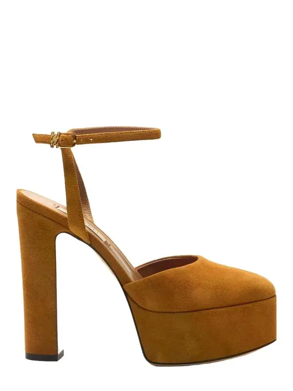 Casadei C-chain Platform Pumps - Brown