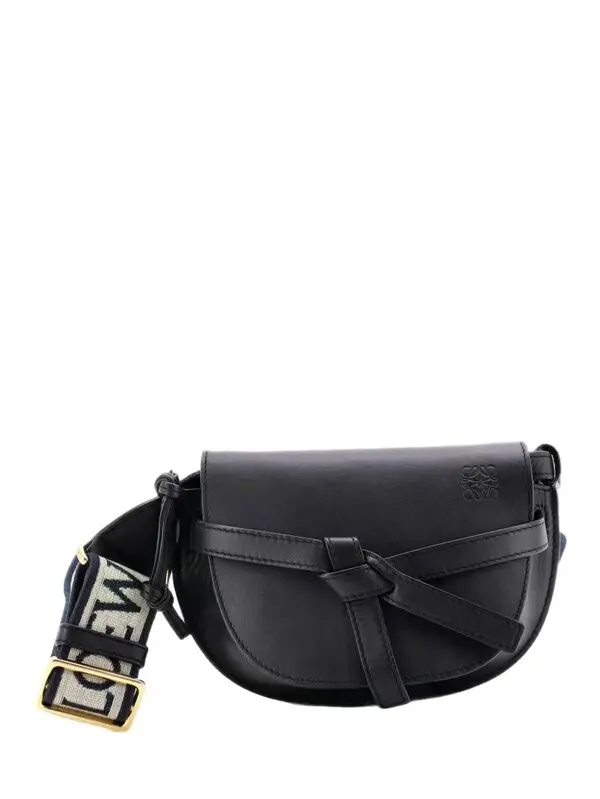 Loewe Gate Dual Leather Mini Bag - Black