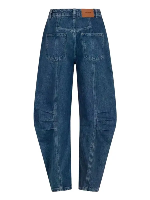 ROTATE BY BIRGER CHRISTENSEN Seam-detail Pleated Jeans - Blue