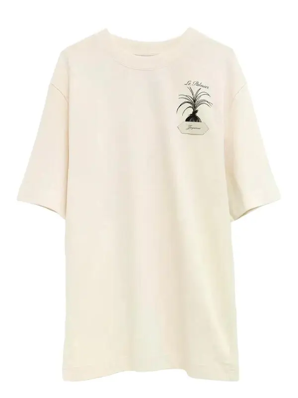 Jacquemus The Palmier T-shirt - Neutrals