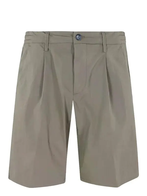 RE-HASH Tailored Shorts With Elasticated Waist - Grey