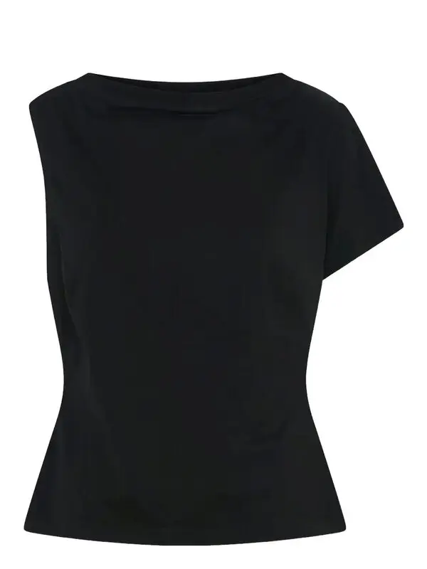Anna Quan Marley Asymmetric T-shirt - Black