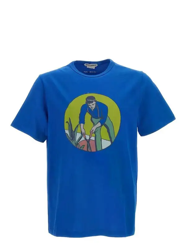 JW Anderson Gardener T-shirt - Blue
