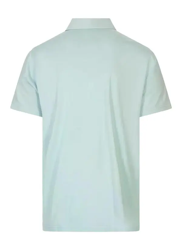 Kiton Short-sleeve Polo Shirt - Blue