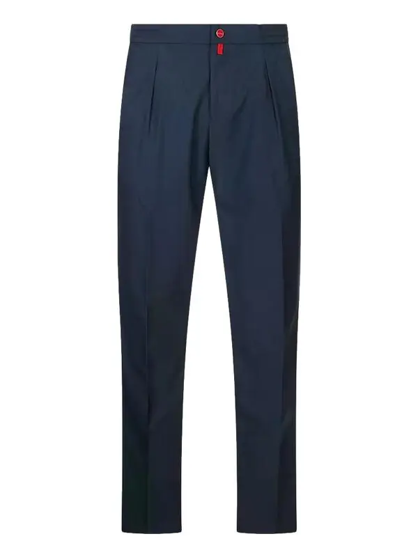 Kiton Pleated Trousers - Blue
