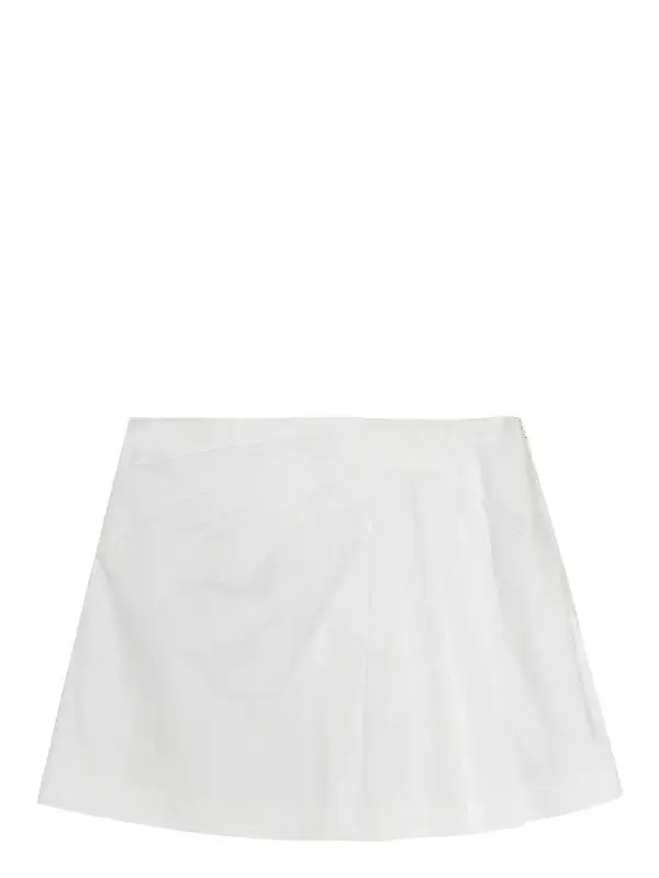 Simkhai Devlin Pleated Mini Skirt - White
