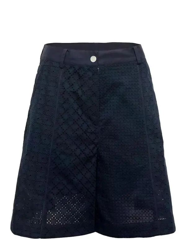 3.1 Phillip Lim Broderie Anglaise Shorts - Blue