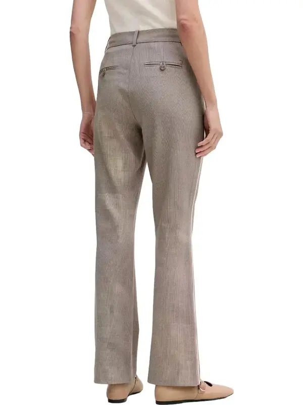MOS MOSH Tailored Straight-leg Trousers - Brown