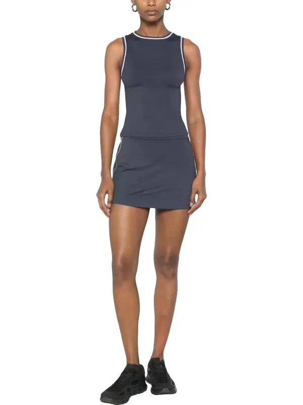 Varley Lettie Contrast-trim Tank Top - Blue