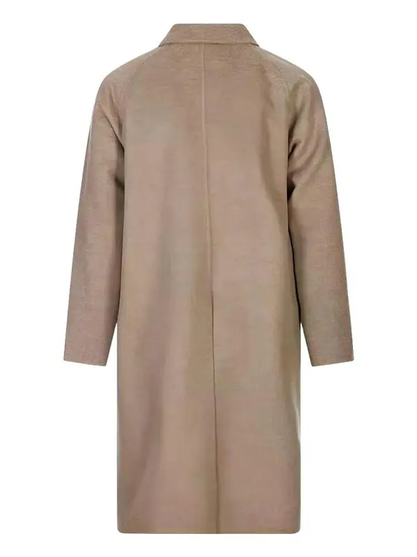 Kiton Concealed-front Coat - Neutrals