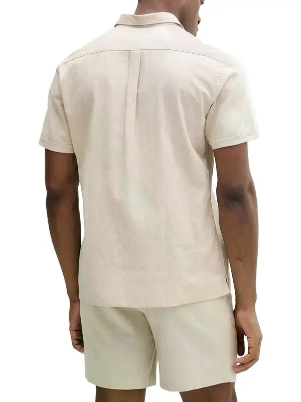 Barbour Nelson Short-sleeve Shirt - Neutrals