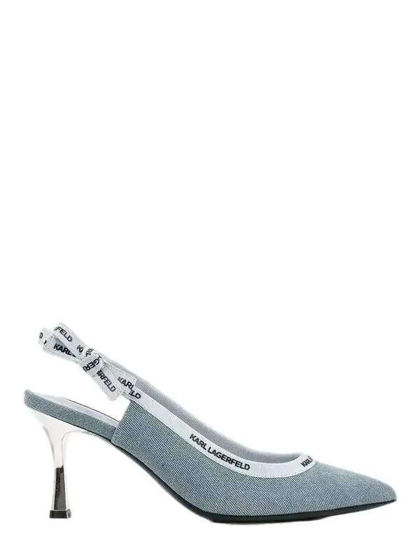 Karl Lagerfeld Sienna Slingback Pumps - Blue