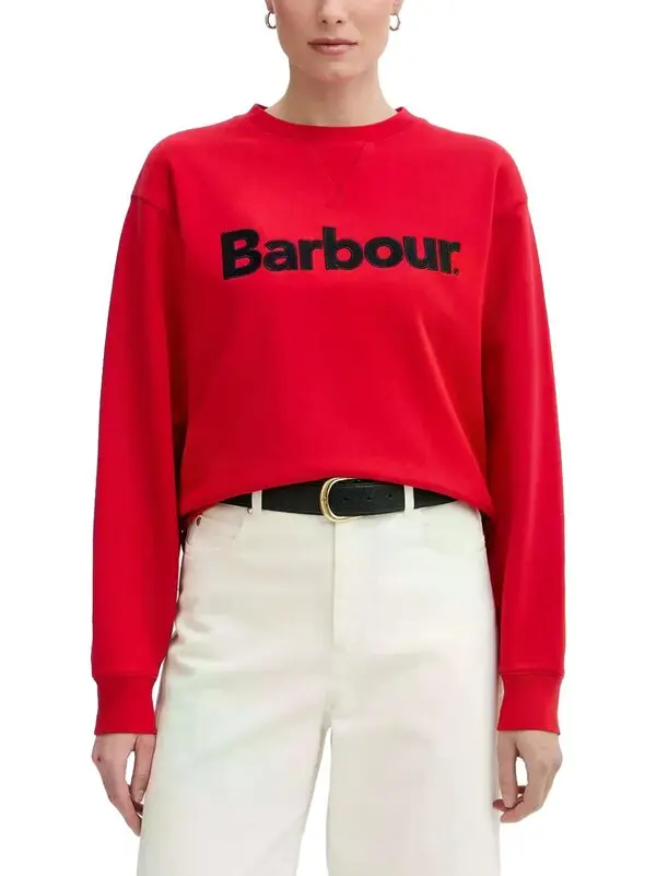 Barbour Hartland Sweatshirt - Red