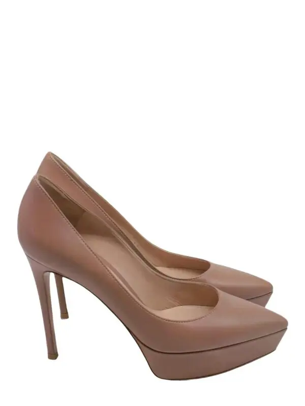 GIANVITO ROSSI Dasha Platform Pumps - Neutrals