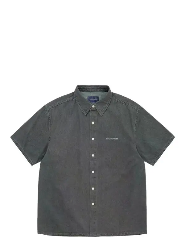 THISISNEVERTHAT Logo-print Short-sleeve Shirt - Grey