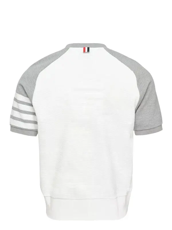 Thom Browne 4-bar Raglan-sleeve T-shirt - White