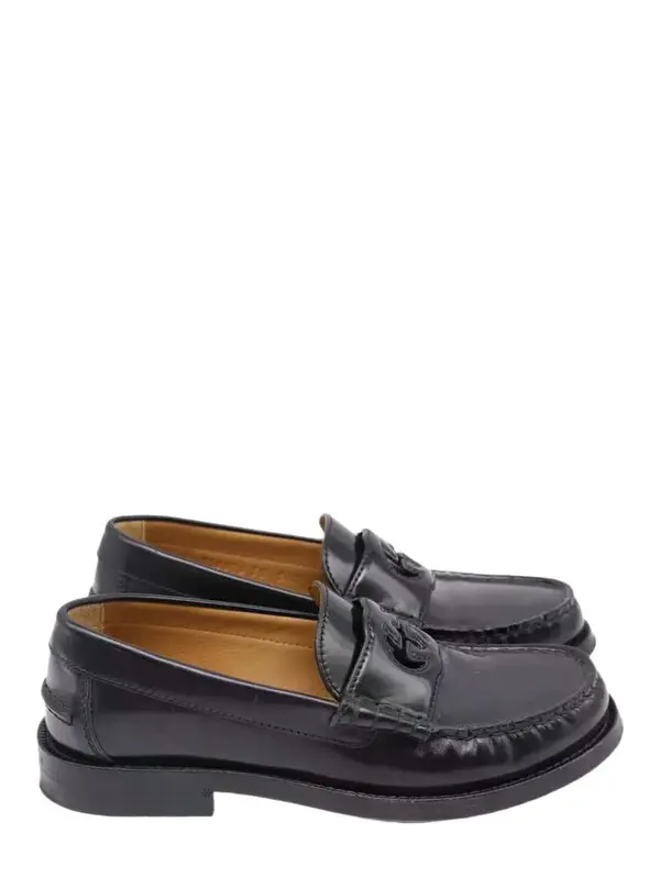 Gucci Leather Loafers - Black