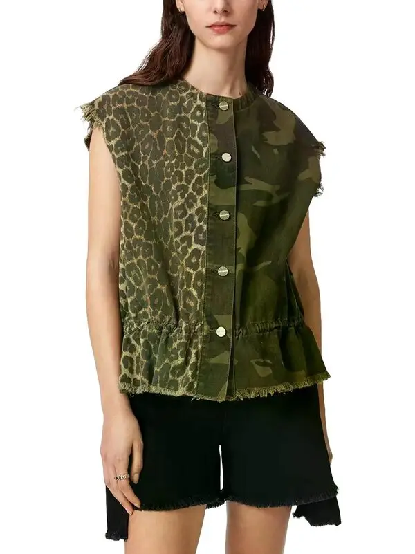 ALLSAINTS Sofi Waistcoat - Green