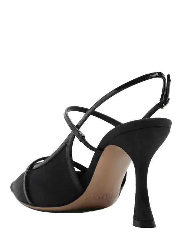 ALEXANDRE BIRMAN Tita Moire Slingback Pumps - Black