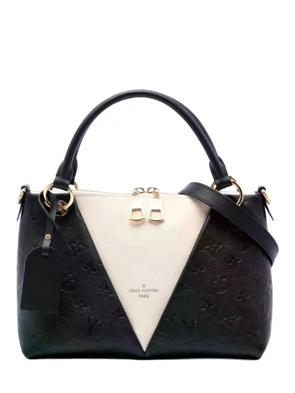 LOUIS VUITTON Monogram Empreinte V Tote Bb Satchel - Black